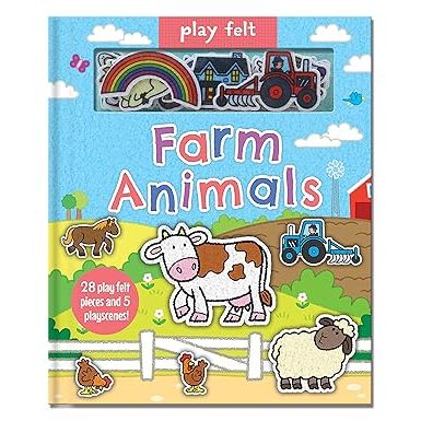 Play Felt Farm Animals (Soft Felt Play Books) | Zinnias Gift Boutique